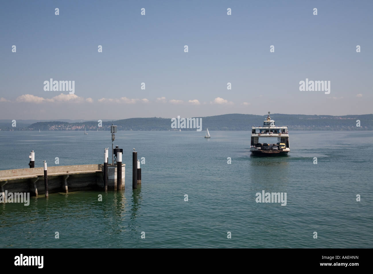 Passenger and Car Ferry, Lake Constance, Germany Stock Photo - Alamy