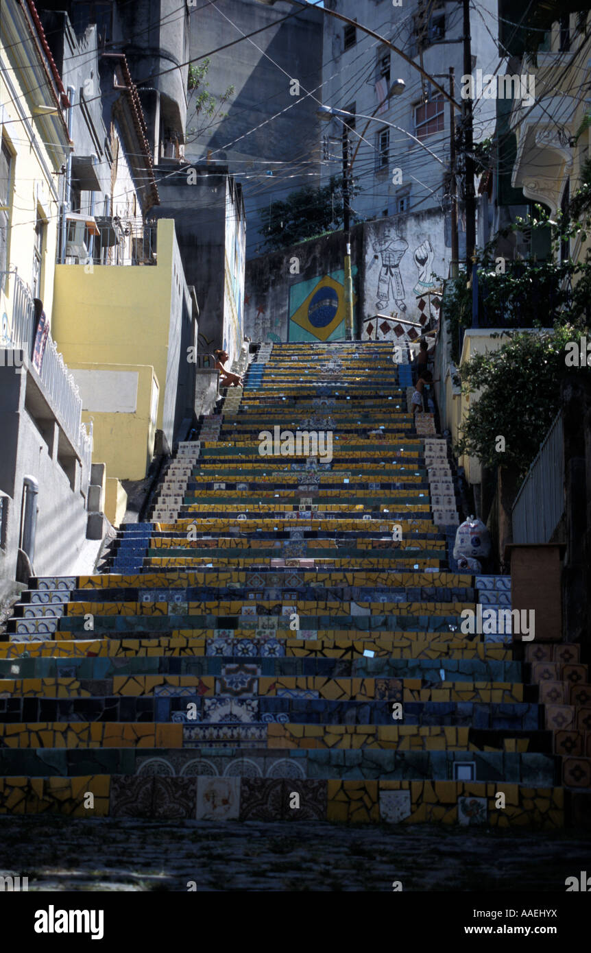 Escadaria do Convento Lapa Rio de Janeiro Brazil Stock Photo - Alamy