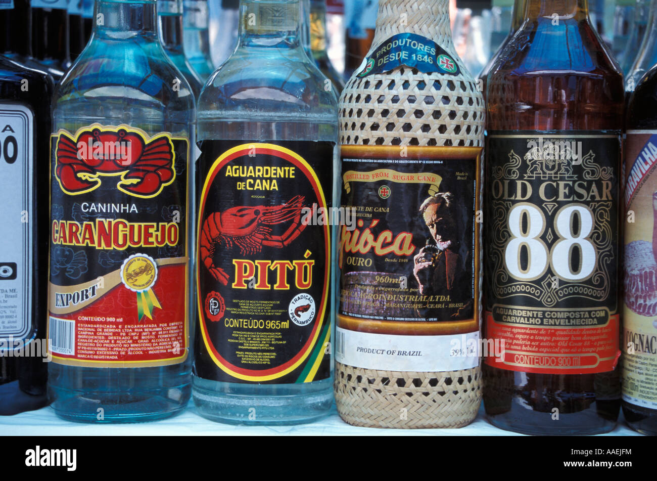 Cachaca bottles hi-res stock photography and images - Alamy