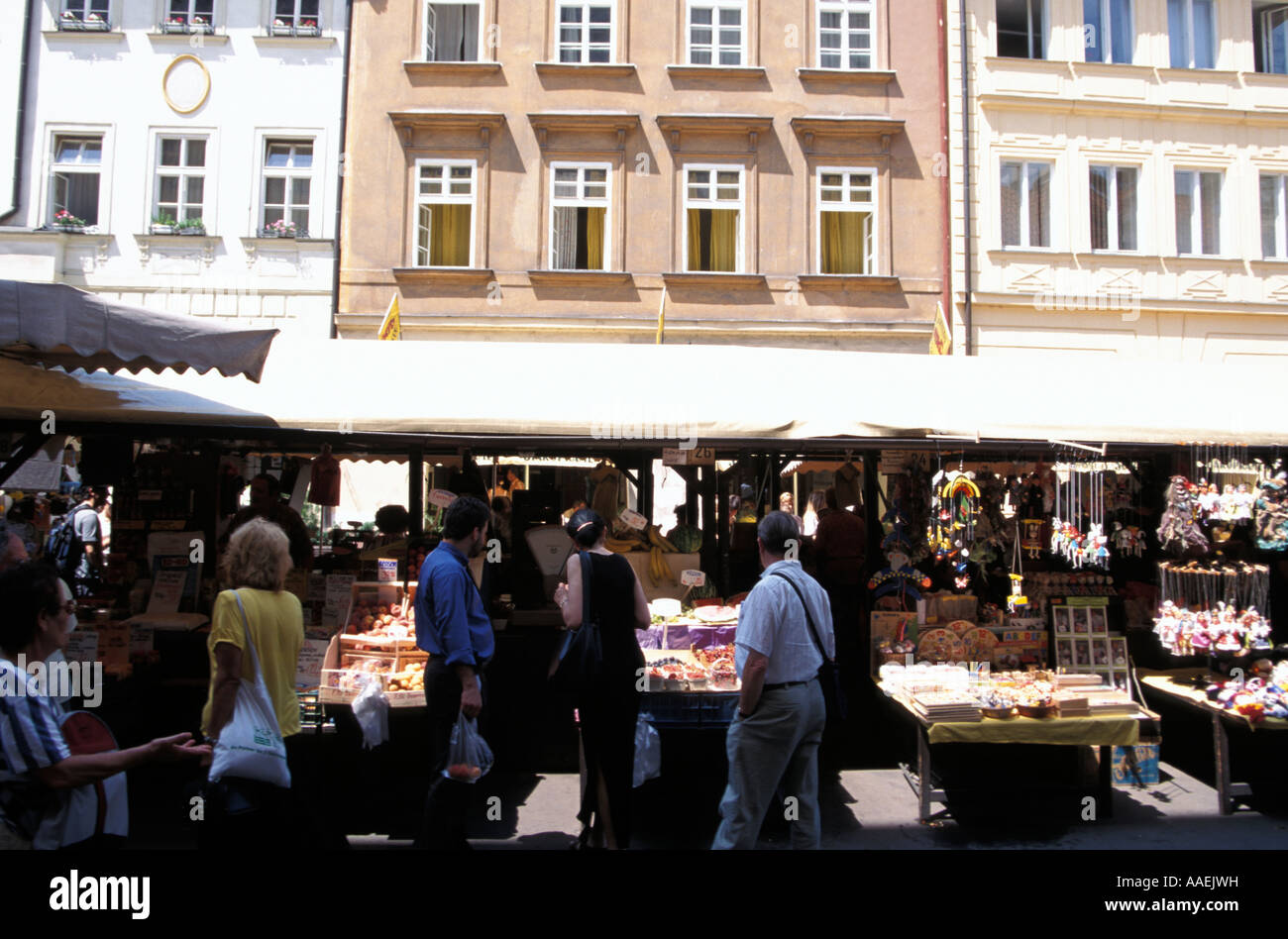 Havelske Street Market Old Town Prague Czech Republic Stock Photo - Alamy