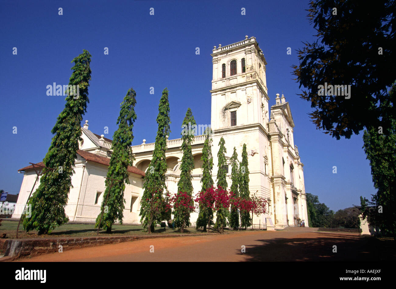 India Old Goa colonial era religion Se Cathedral Stock Photo - Alamy
