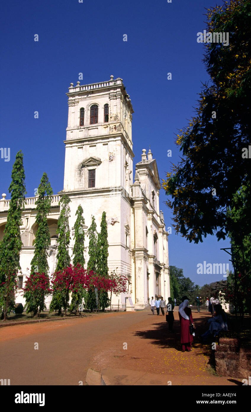 India Old Goa colonial era religion Se Cathedral Stock Photo - Alamy