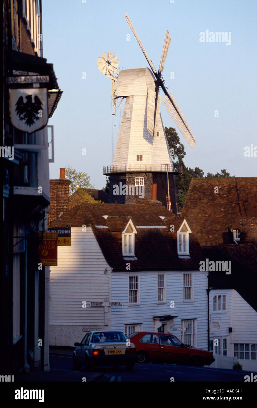 Windmill in Cranbrook Kent England Stock Photo - Alamy