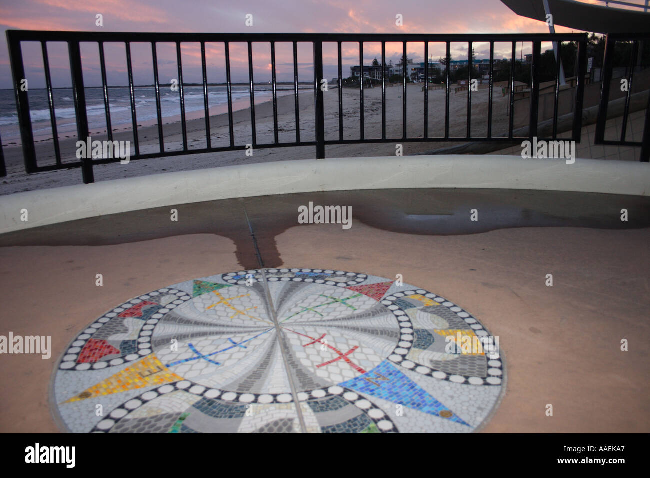 BALCONY RAILING WITH TILED INLAY FEATURE AT KINGS BEACH QUEENSLAND ...