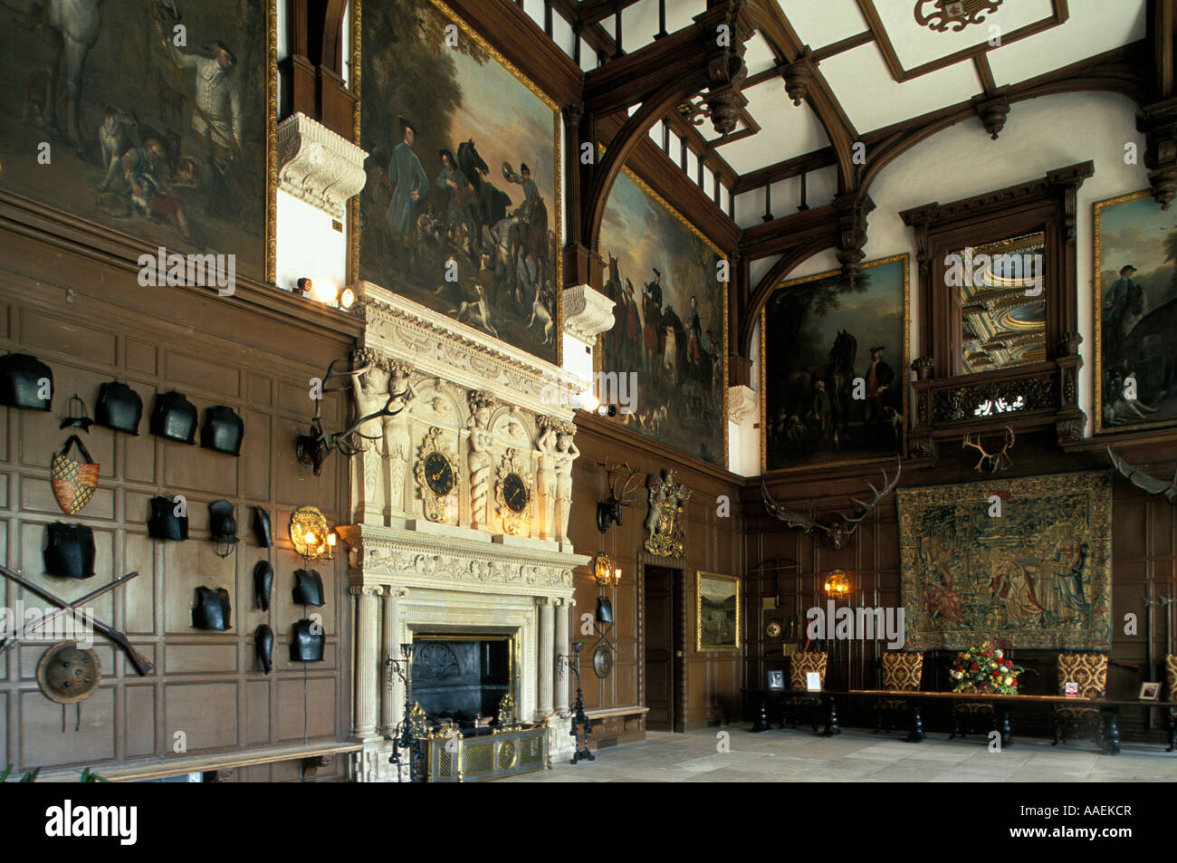 Great Hall Longleat House Wiltshire England United Kingdom Stock Photo ...