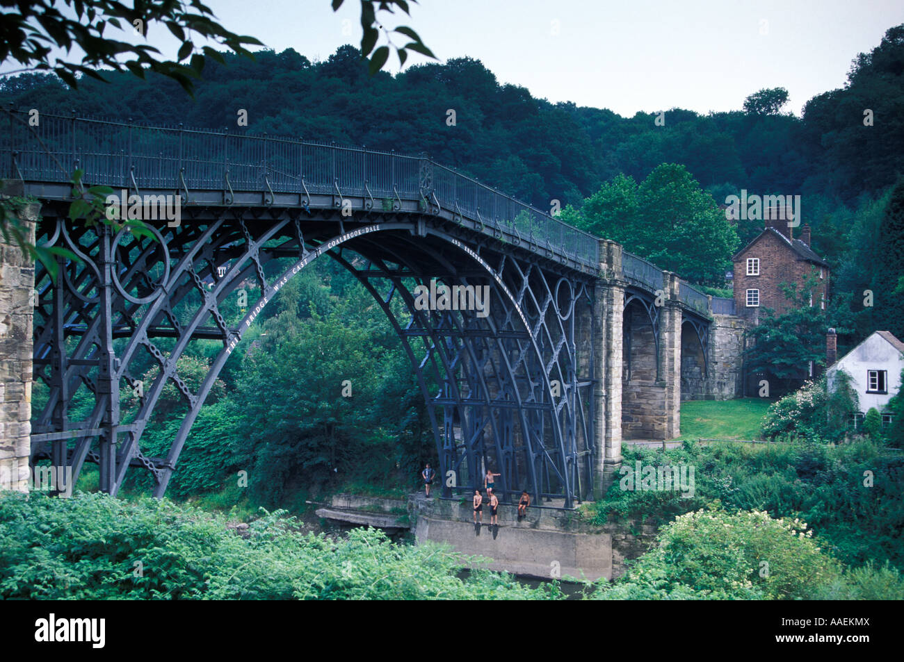 Ironbridge Gorge Shropshire England United Kingdom Stock Photo - Alamy