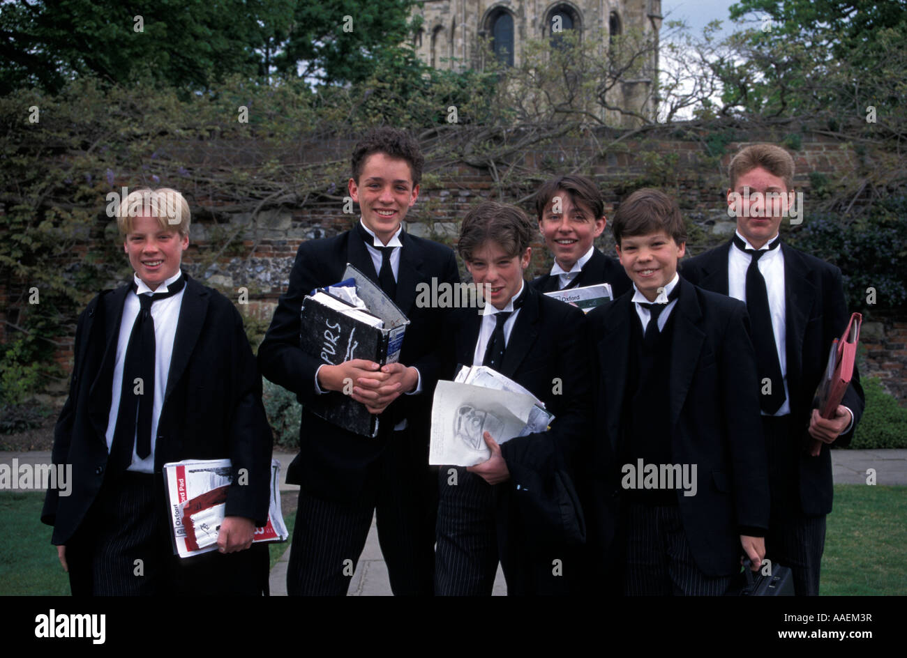 Students King s School Canterbury Kent England Stock Photo - Alamy