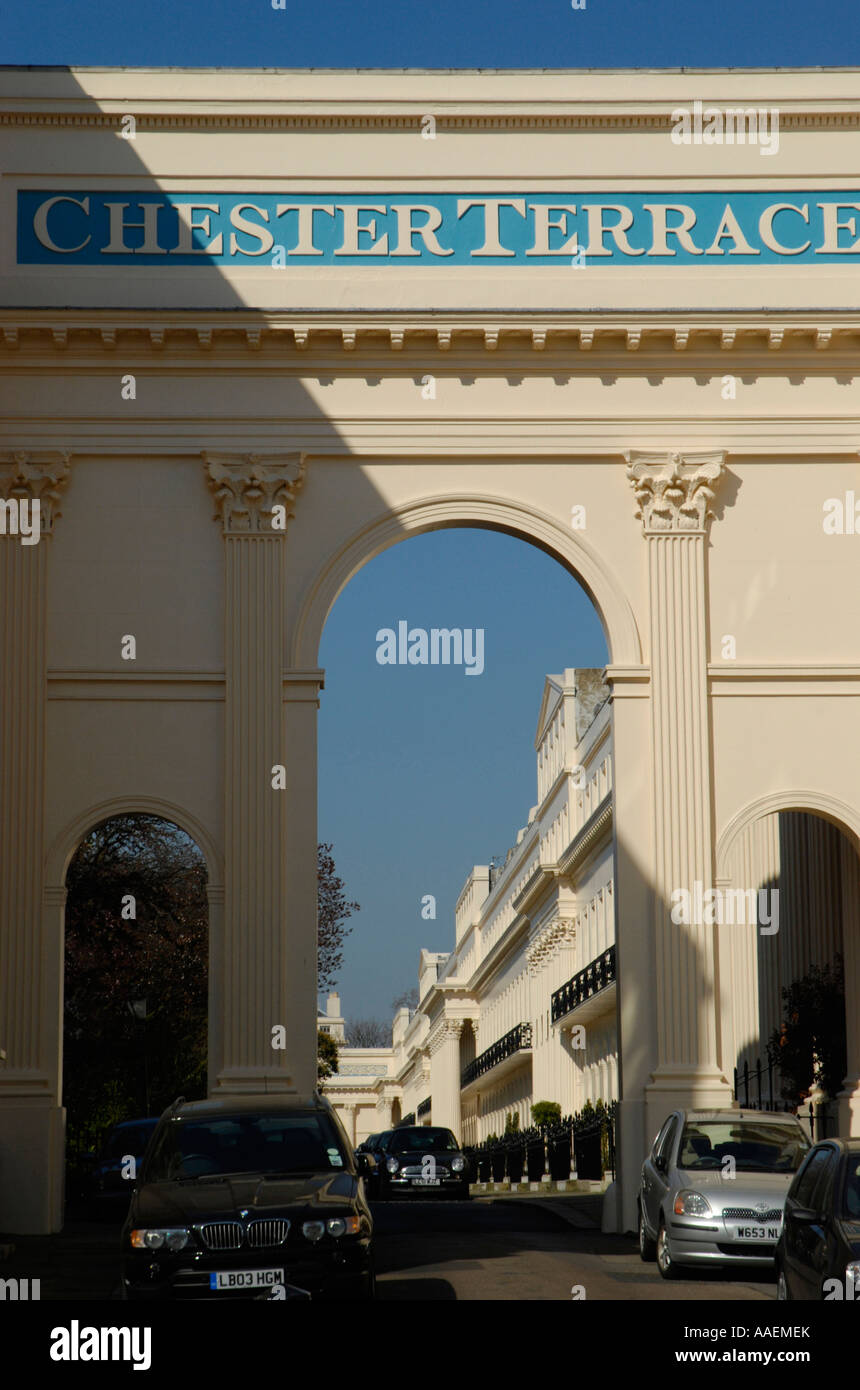 Luxury apartments designed by John Nash in Chester Terrace Regent's ...