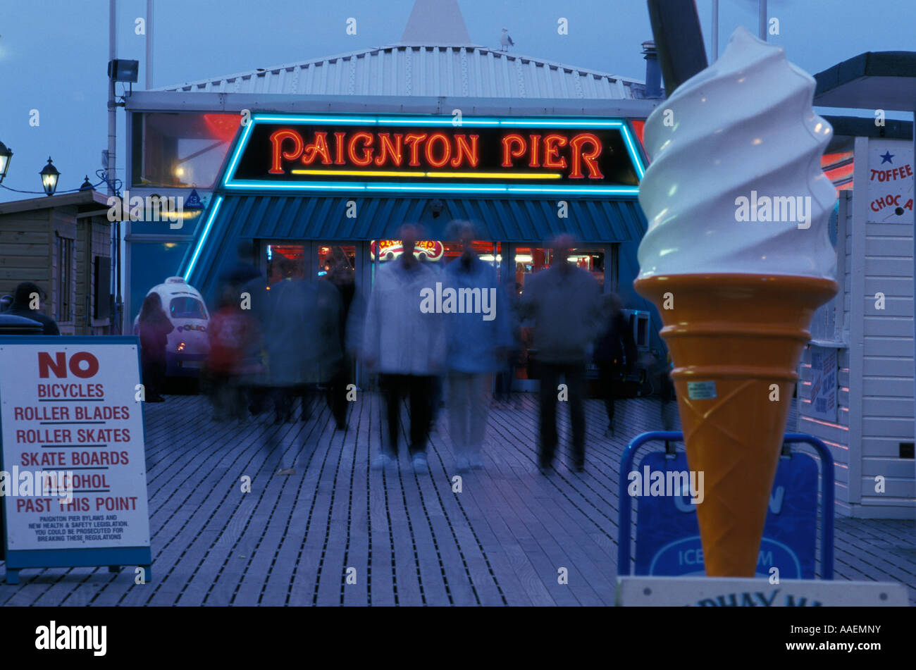 Paignton Pier Paignton Devon England United Kingdom Stock Photo - Alamy