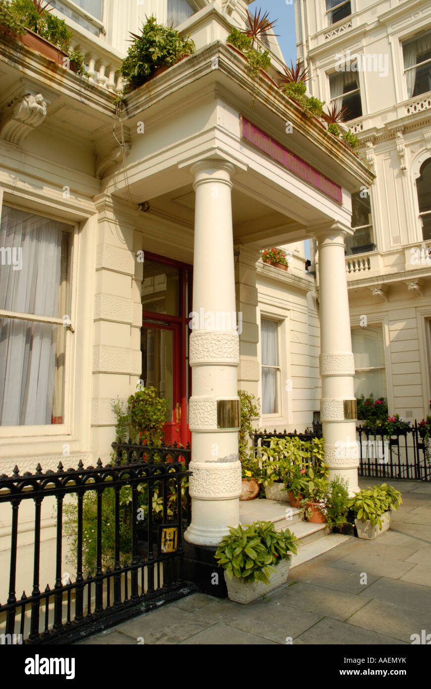 The London Guards Hotel Lancaster Gate London England Stock Photo - Alamy