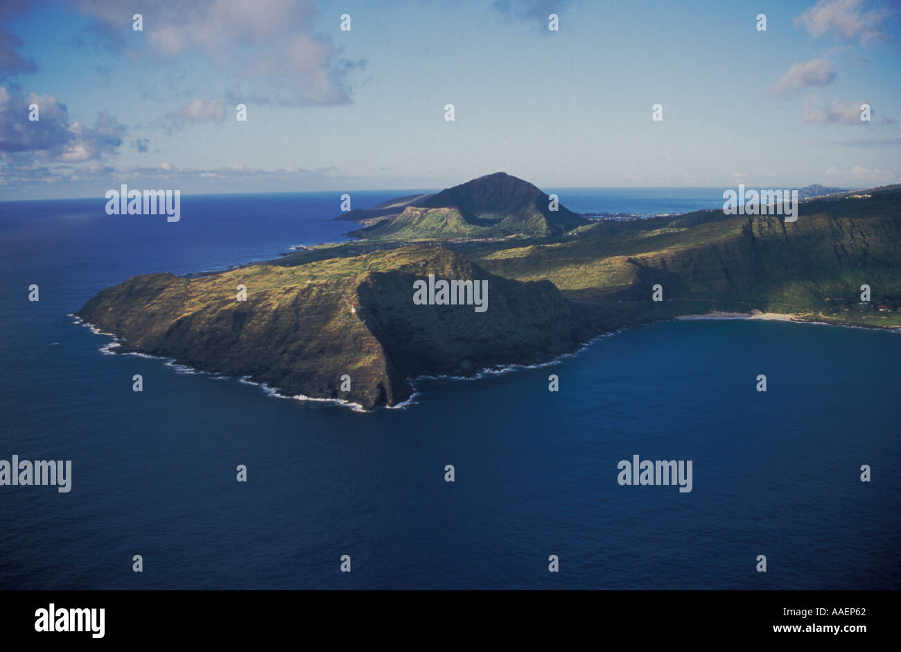 Makapu u Point Koko Crater in background Oahu Hawaii Stock Photo - Alamy