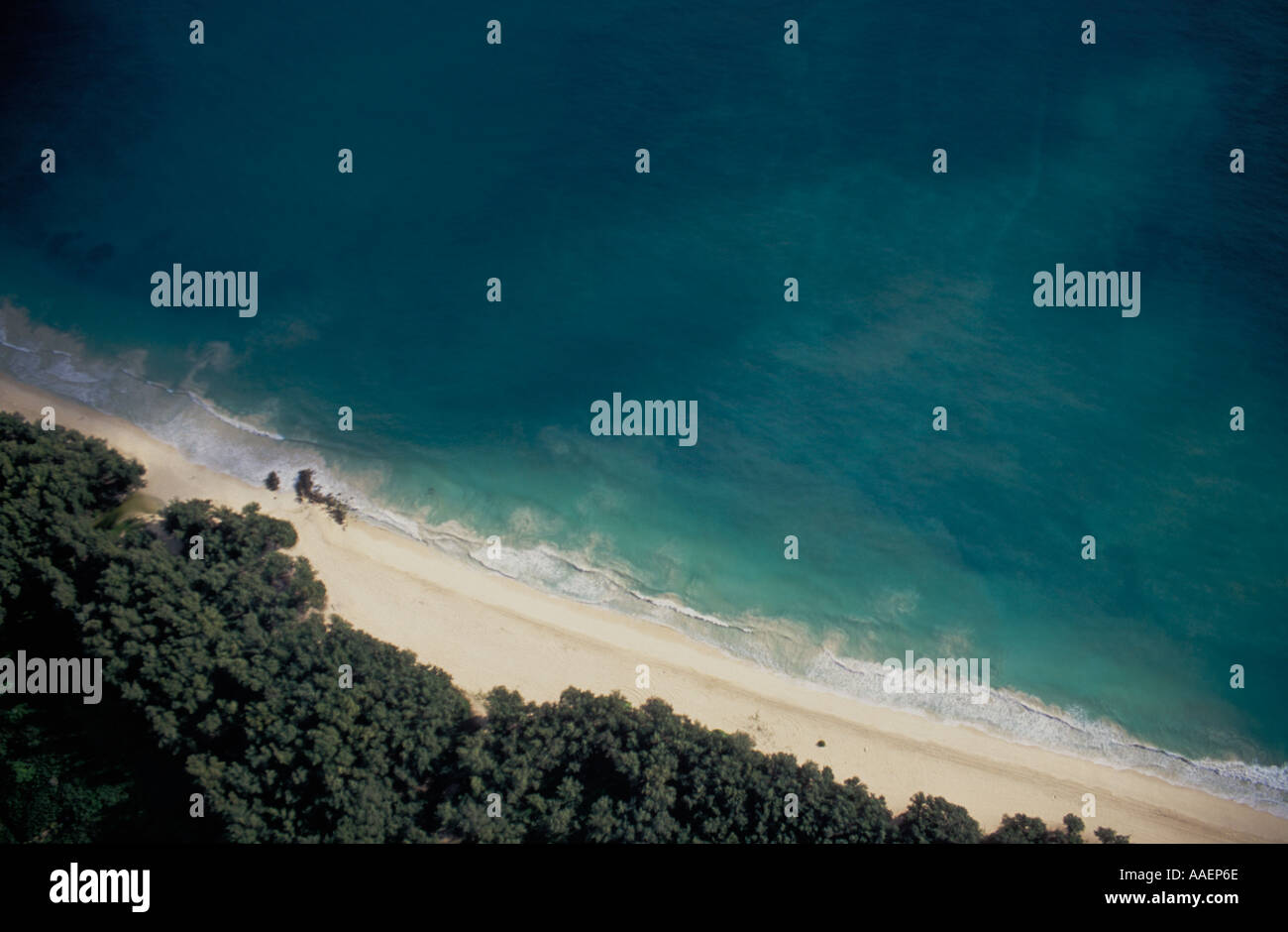 Bellows Beach Waimanalo Oahu Hawaii Stock Photo - Alamy
