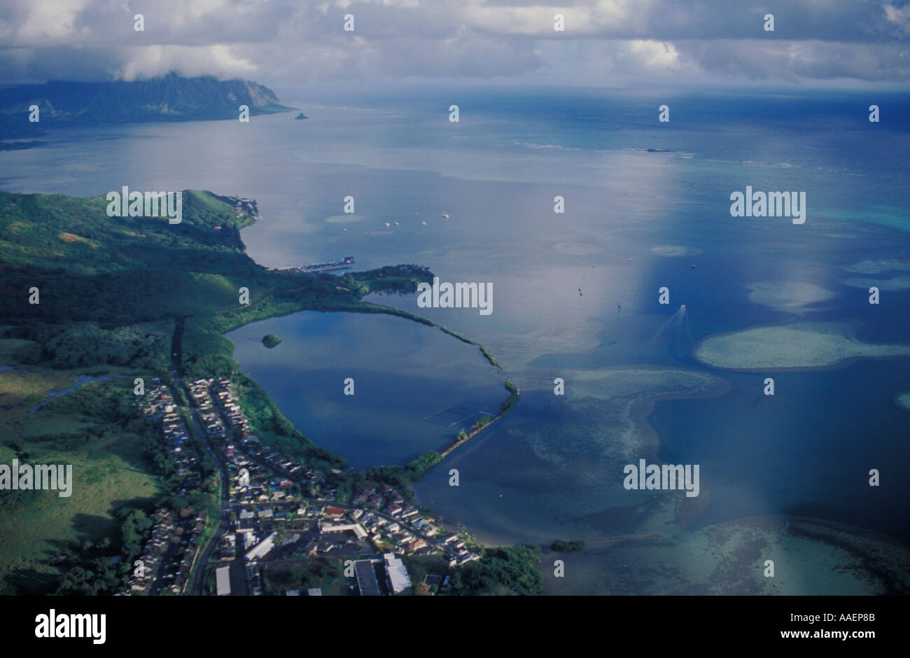 Kaneohe Bay Oahu Hawaii Stock Photo - Alamy