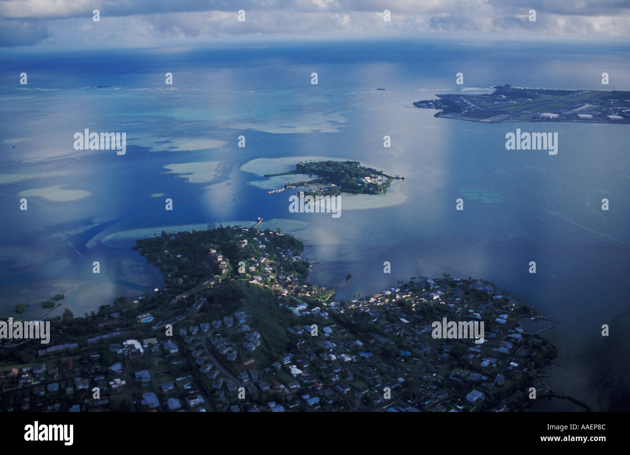 Coconut Moku O Lo e Island Kaneohe Bay Oahu Hawaii Stock Photo - Alamy