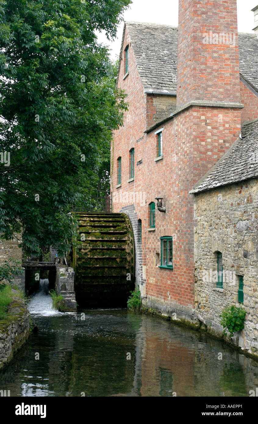 The Old Mill Lower Slaughter Cotswolds Gloucestershire UK Stock Photo ...