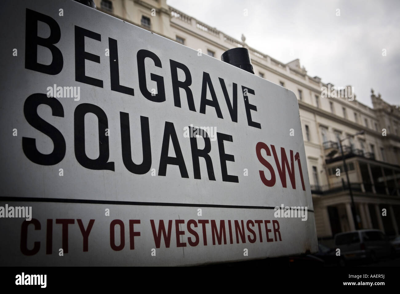 Belgrave Square street sign Belgrave Square is home to many of UK s ...