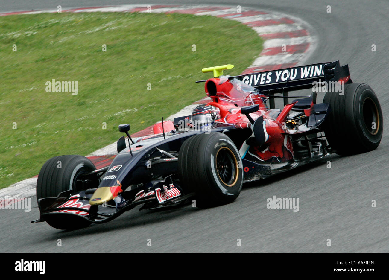 Scott Speed driving for the Toro Rosso in the 2007 Formula One Spanish ...