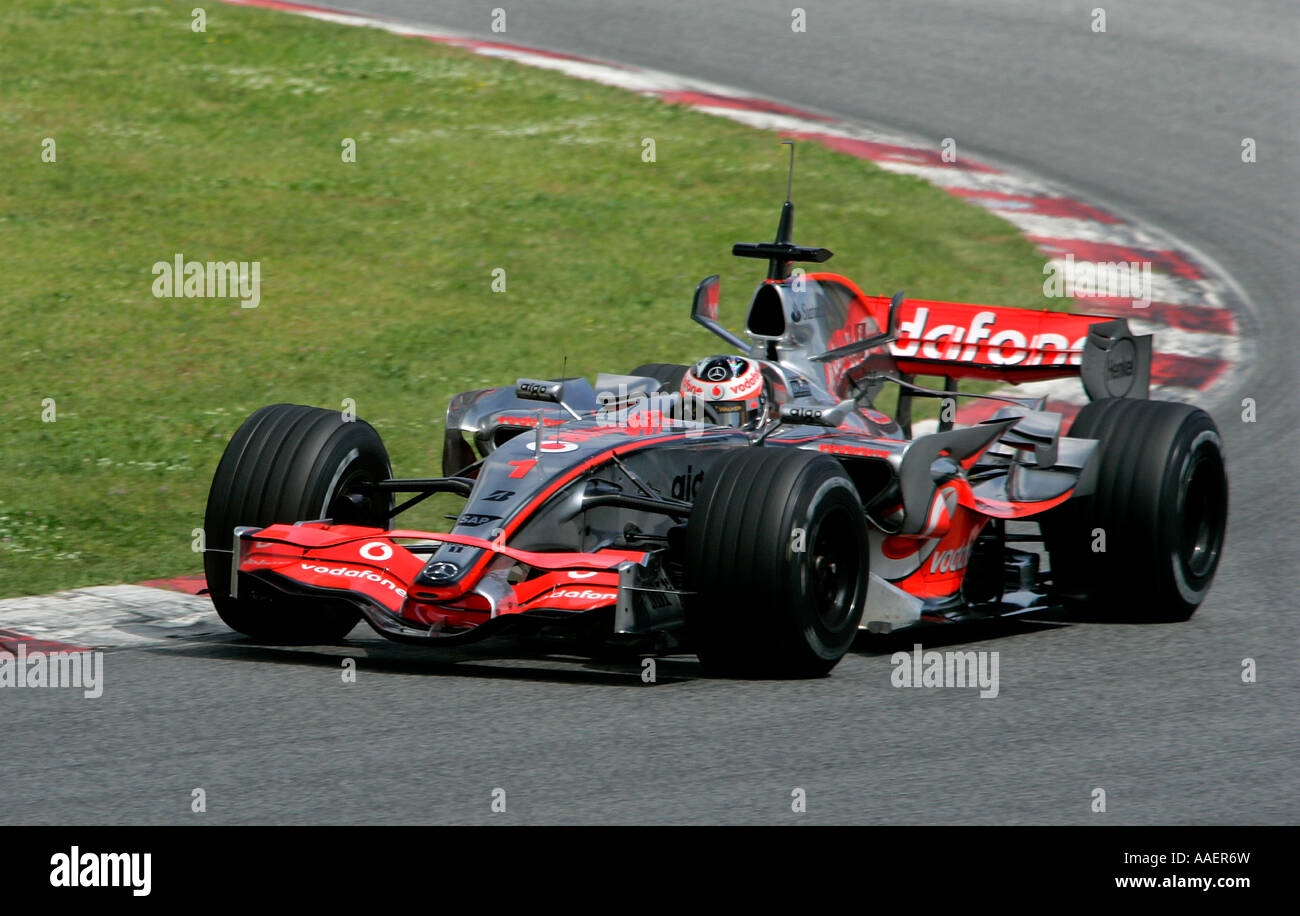 2007 mclaren mercedes racing car hi-res stock photography and images ...