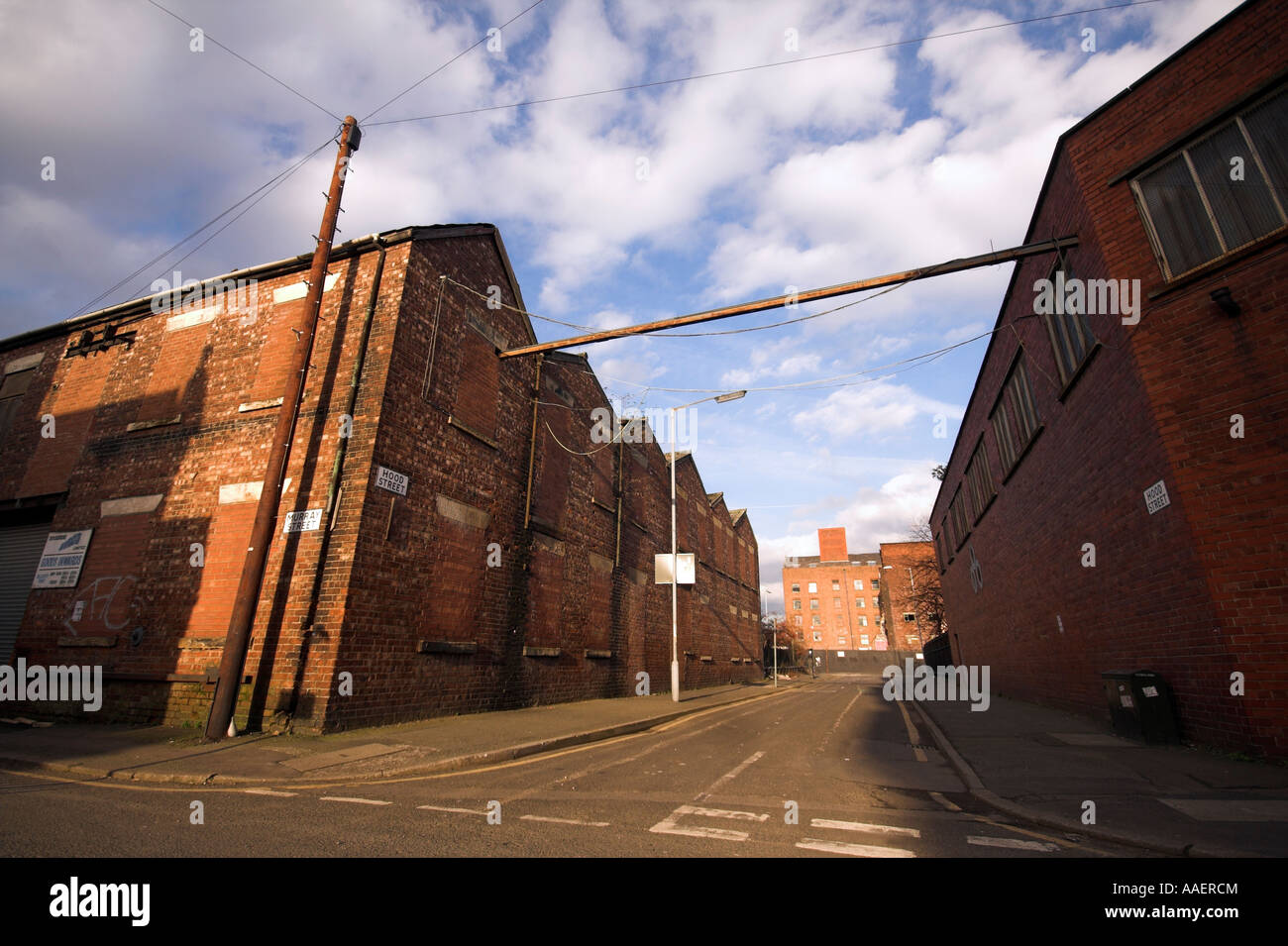 Industrial estate, Hood Street Murray St junction, Ancoats, Manchester ...