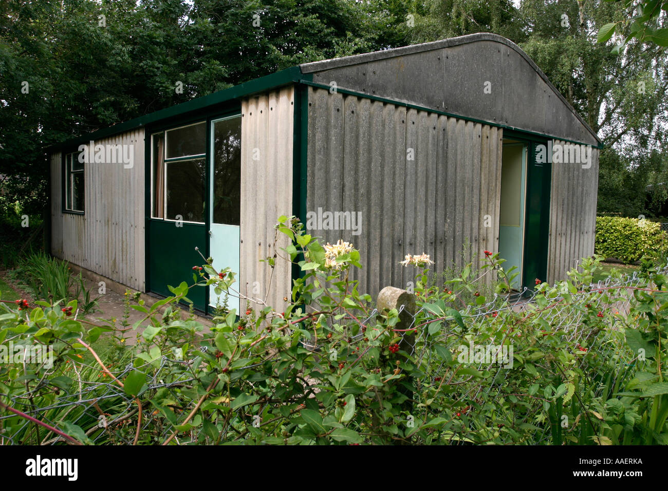 World War 2 prefabricated house Arcon Mark V design at the Avoncroft ...