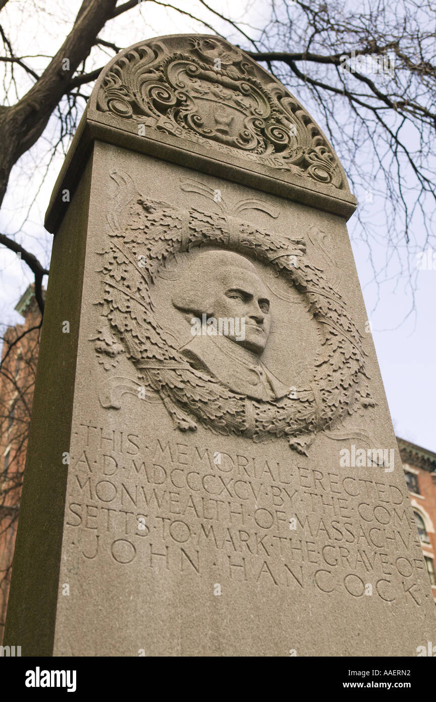 John hancock grave tomb hi-res stock photography and images - Alamy