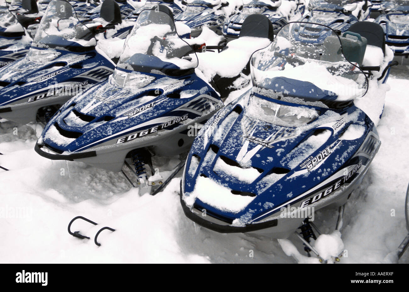 European snowmobiles hi-res stock photography and images - Alamy