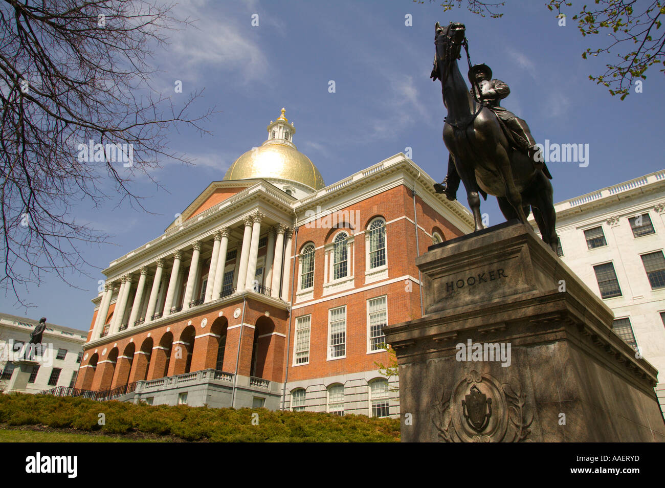 Massachusetts State House Boston Massachusetts Stock Photo - Alamy
