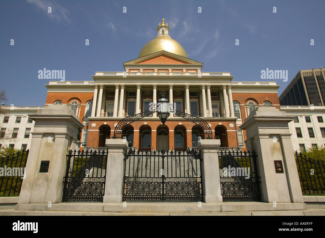 Massachusetts State House Boston Massachusetts Stock Photo - Alamy