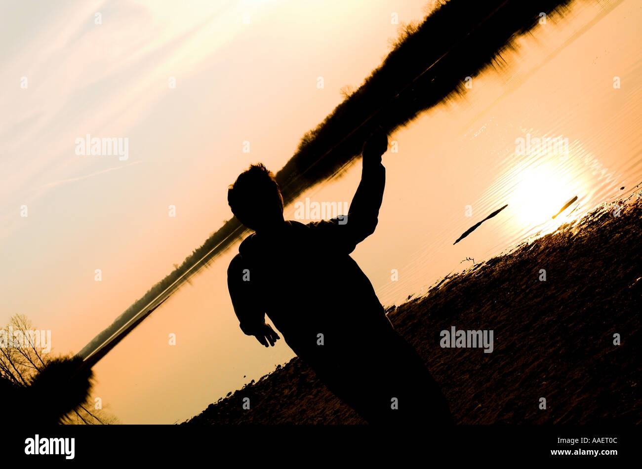 Throwing rocks hi-res stock photography and images - Alamy