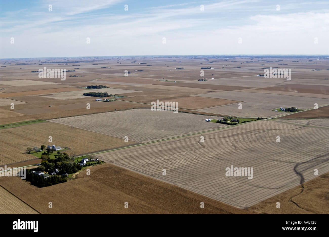 Aerial field corn midwest hi-res stock photography and images - Alamy