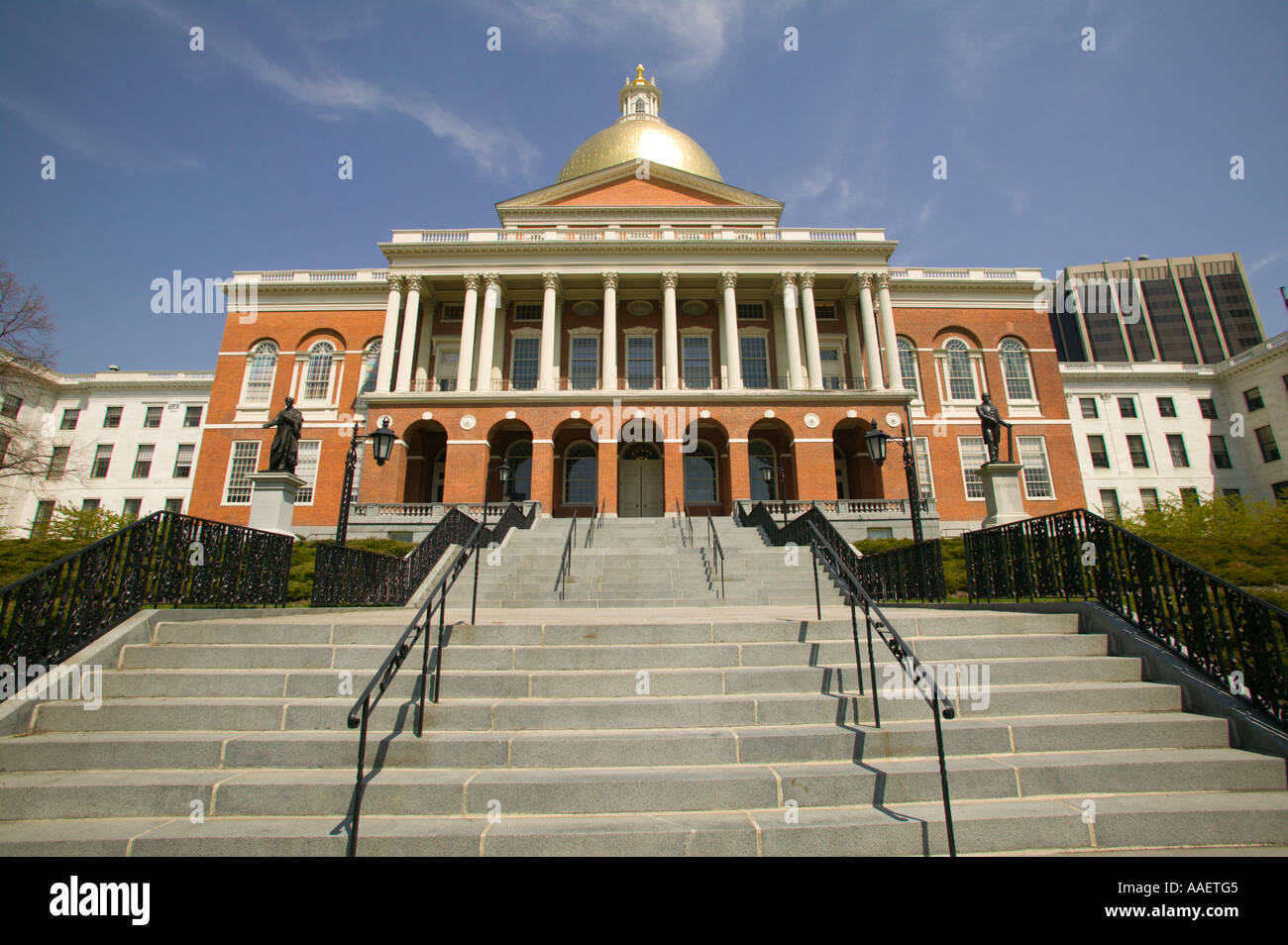 Massachusetts State House Boston Massachusetts Stock Photo - Alamy