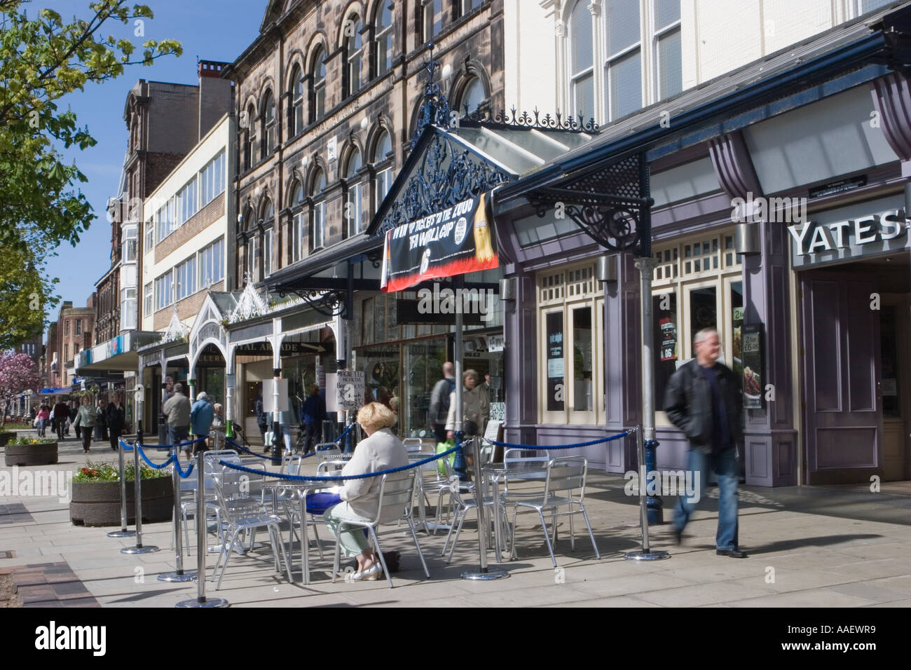 Victorian shopping centre southport hi-res stock photography and images ...