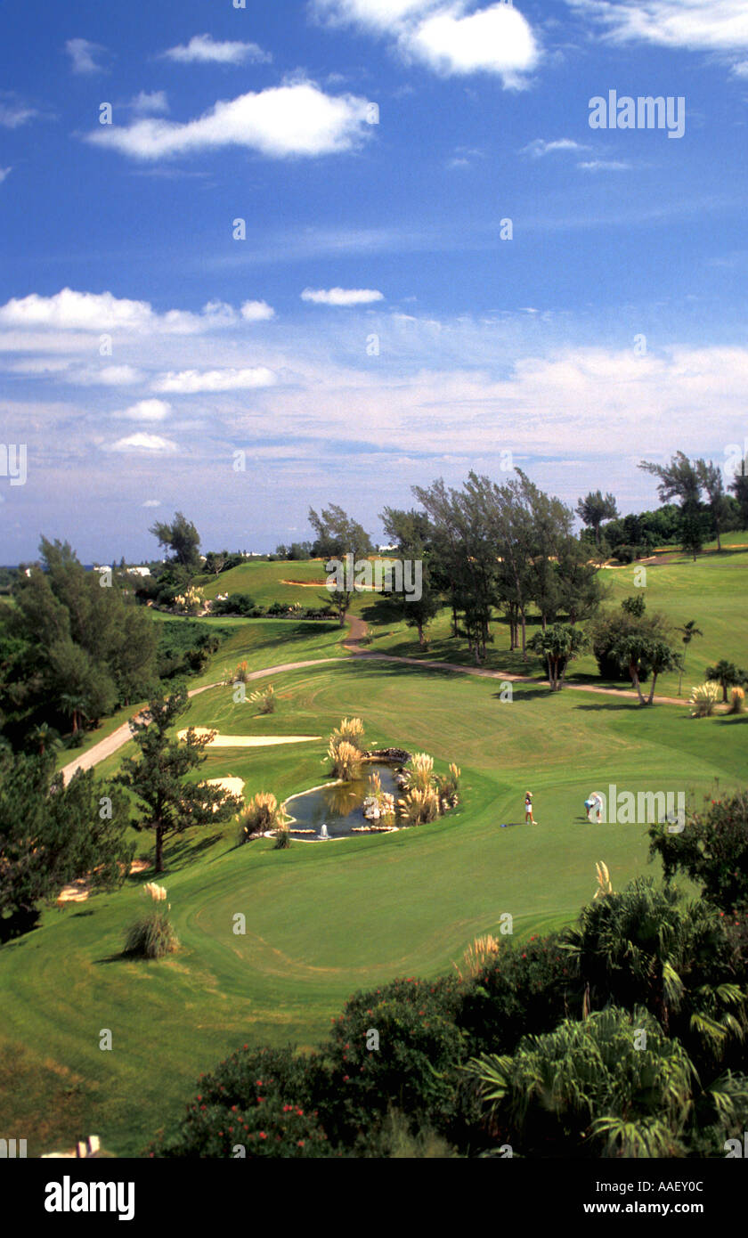 Bermuda Castle Harbour Golf Course Stock Photo - Alamy