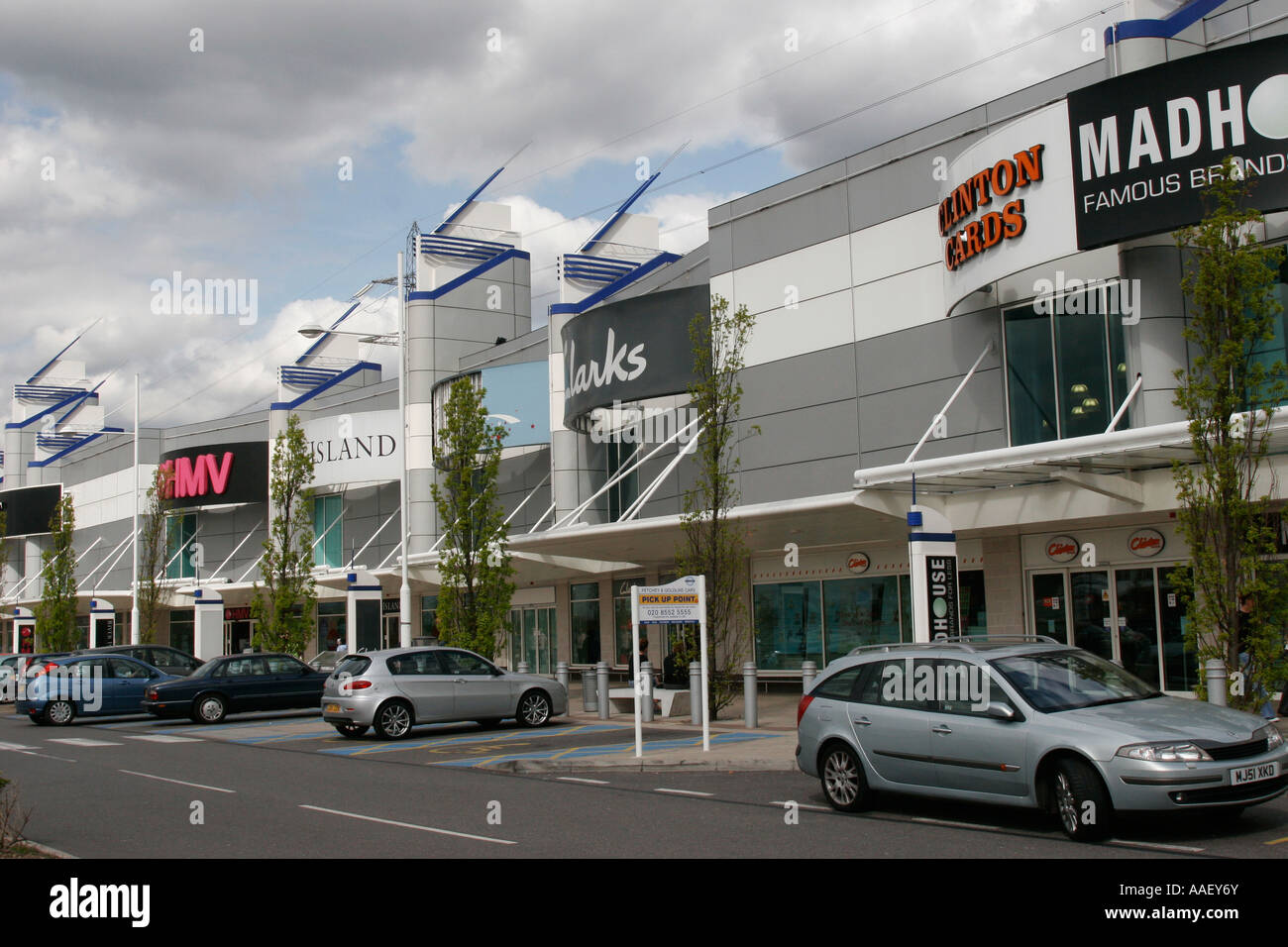 Gallions Reach Retail Shopping Park Becton Newham East London UK Stock ...