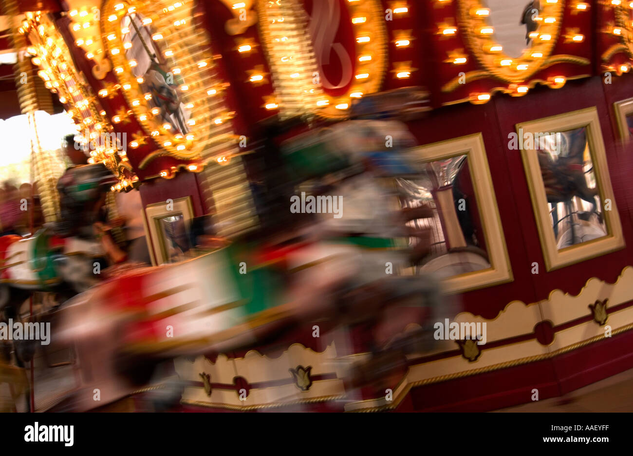 merry go round Stock Photo - Alamy