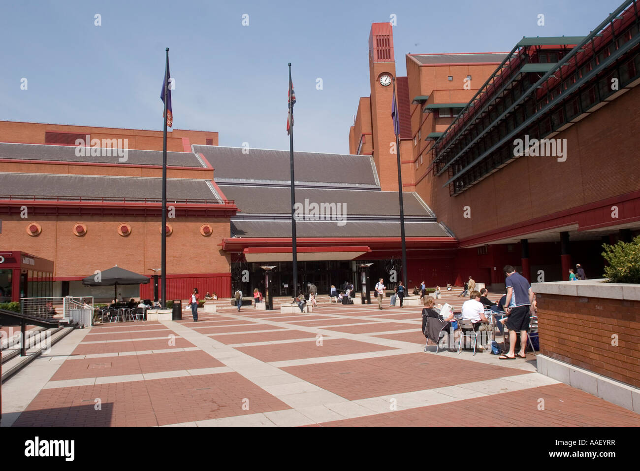 The British Library at St Pancras London England Britain UK Stock Photo ...