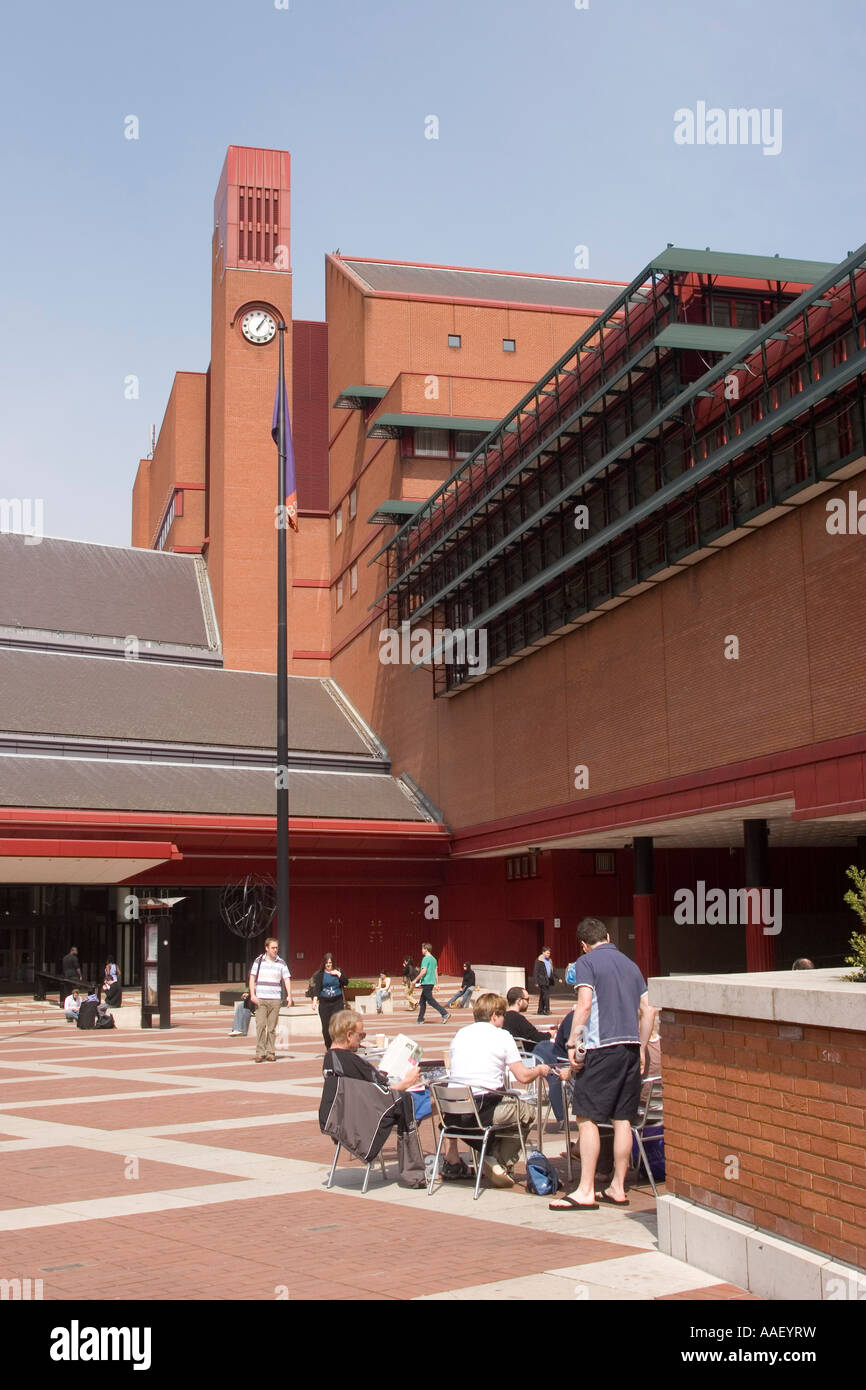 The British Library at St Pancras London England Britain UK Stock Photo ...
