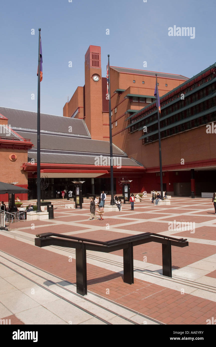 The British Library at St Pancras London England Britain UK Stock Photo ...