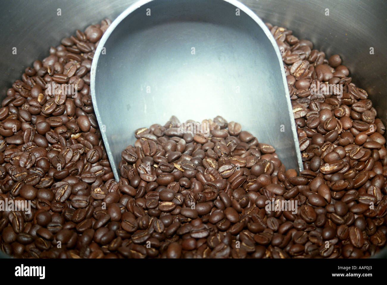 Coffee roating process Stock Photo - Alamy