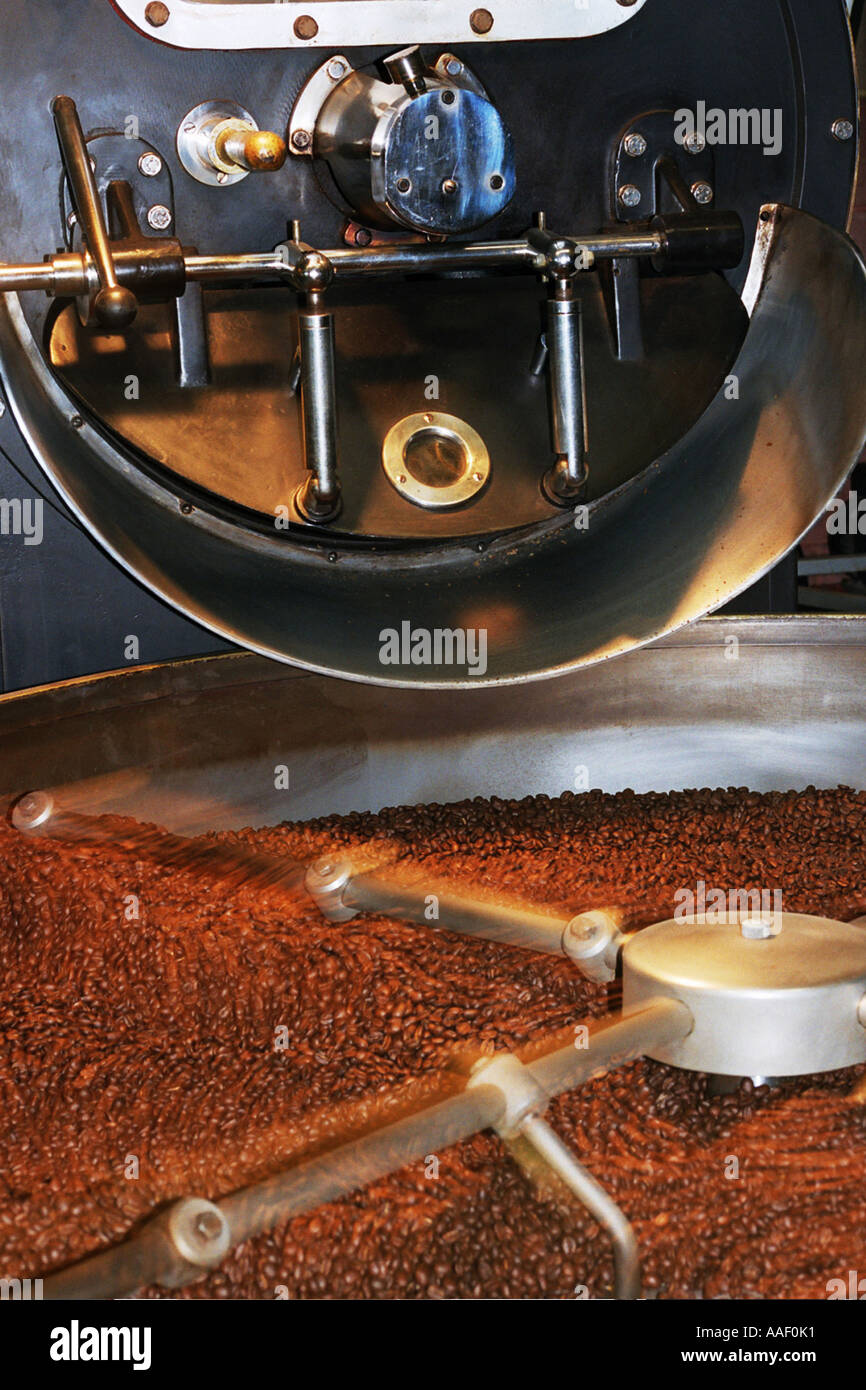 Coffee Roasting process Stock Photo - Alamy