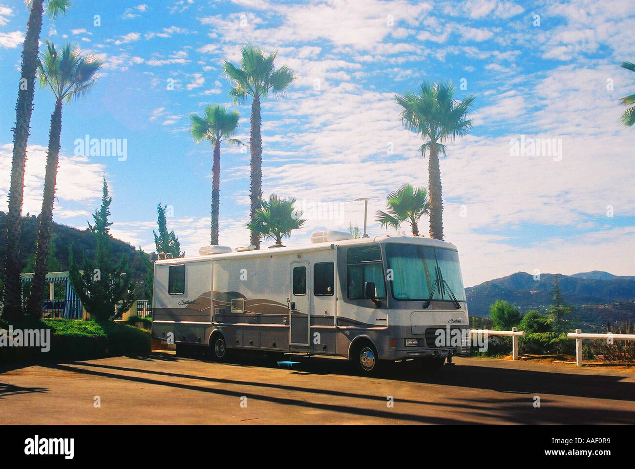 Recreational Vehicle (Rv) Mobile Home Stock Photo - Alamy