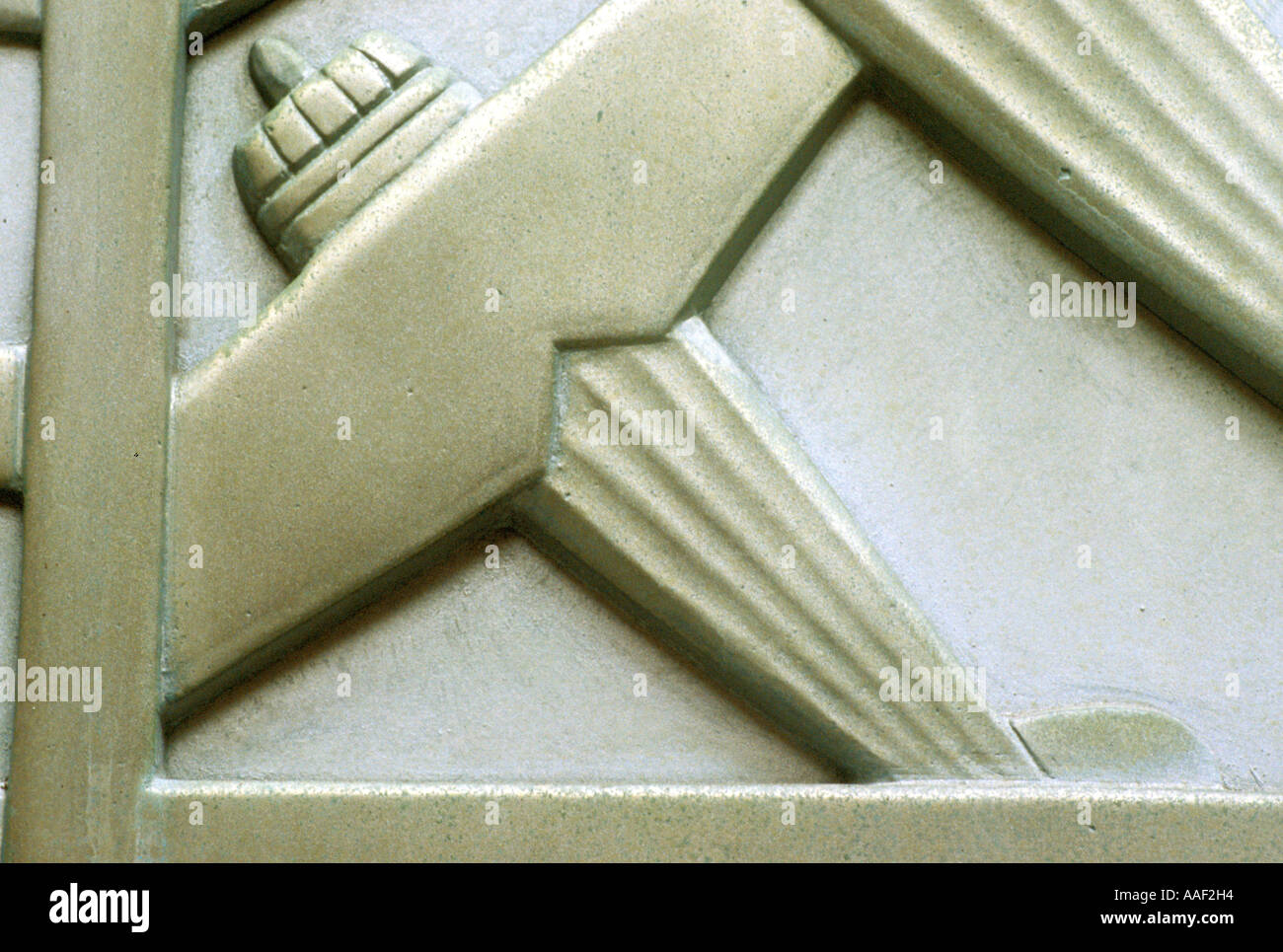 Art Deco Airplane Stock Photo - Alamy