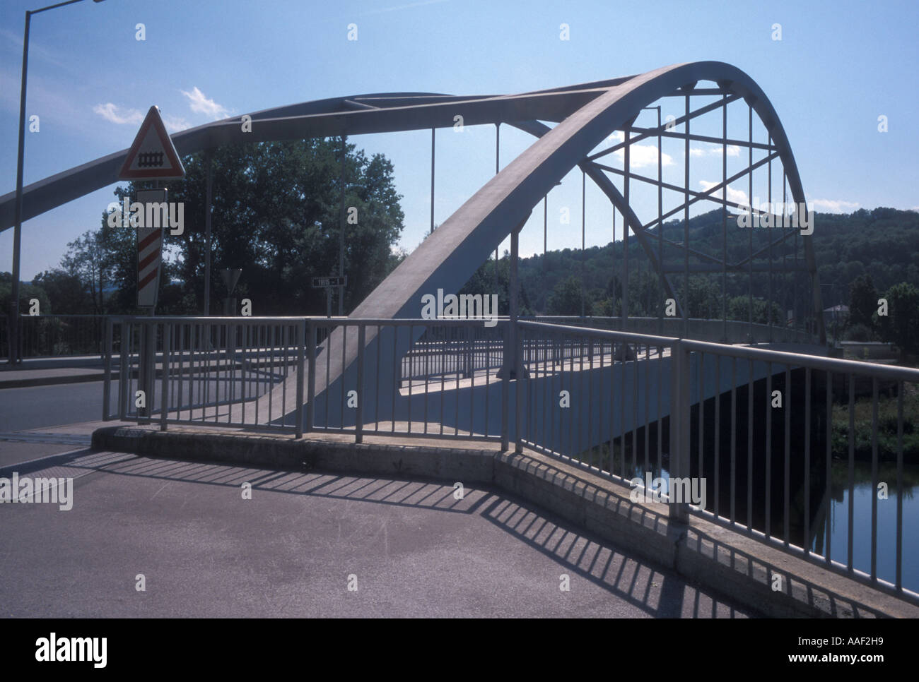 Steel Arched Bridge, Czech Republic Stock Photo - Alamy