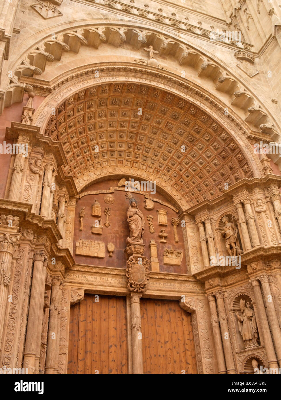 Historical Architecture Palma Cathedral Majorca Spain Stock Photo - Alamy