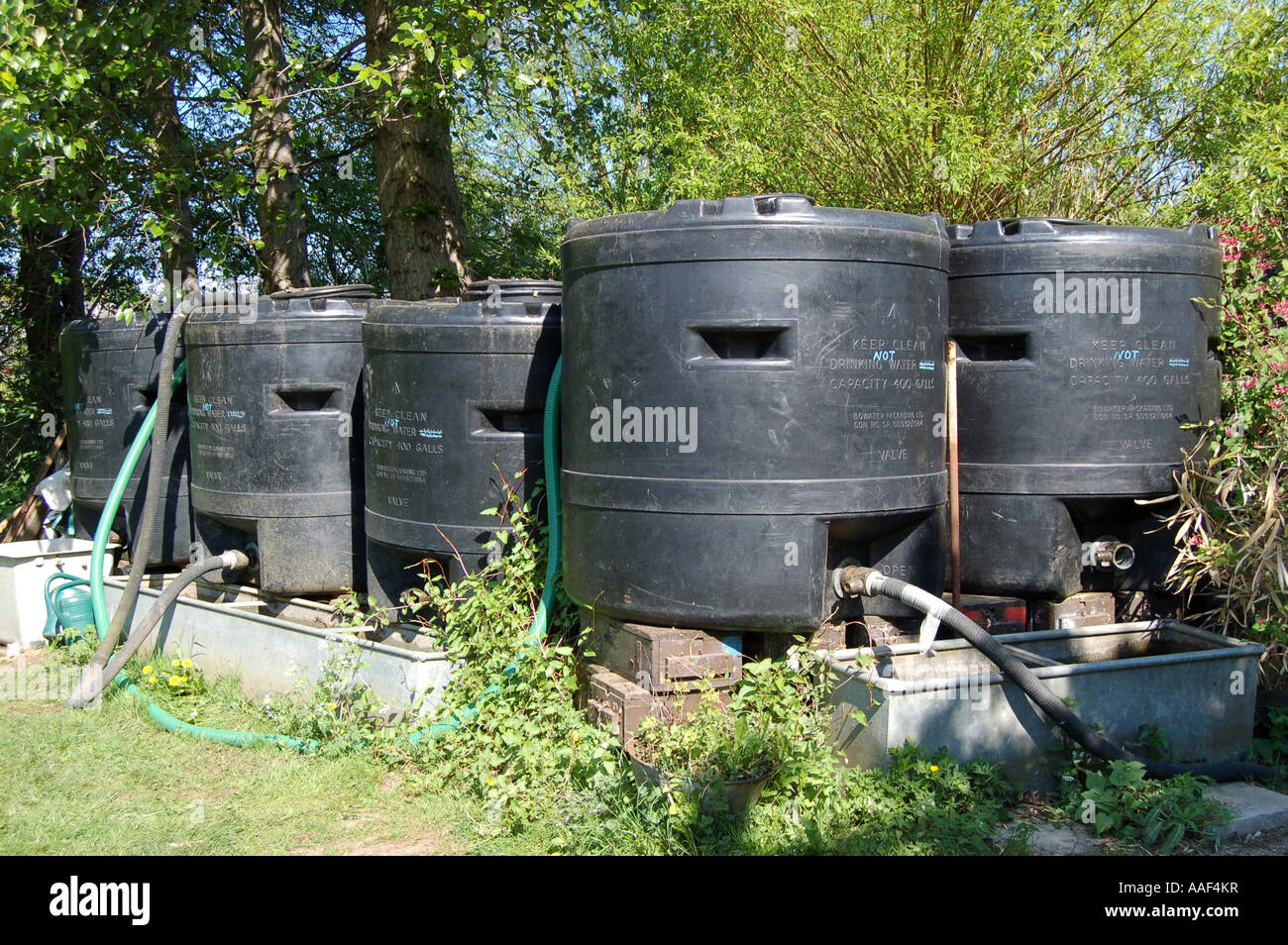Water Storage Containers Stock Photo - Alamy