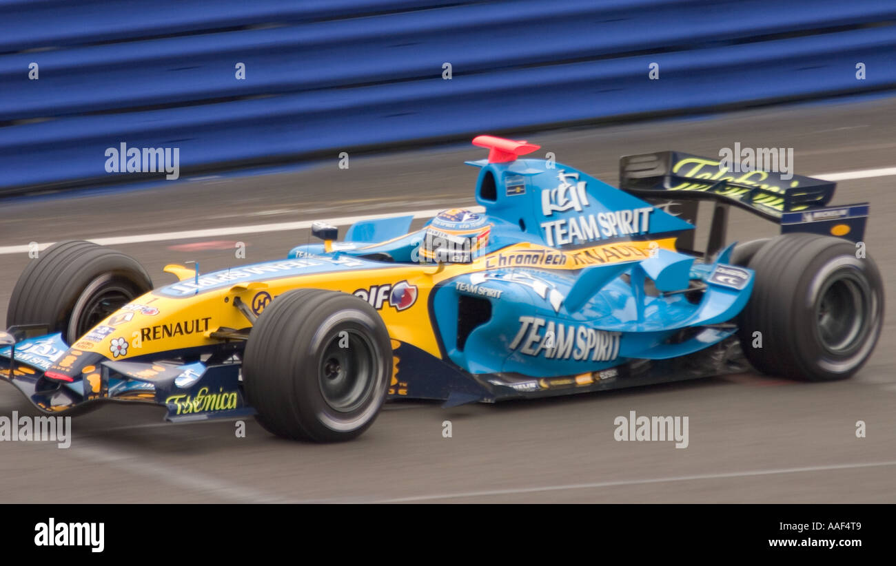 Fernando Alonso Renault Stock Photo - Alamy