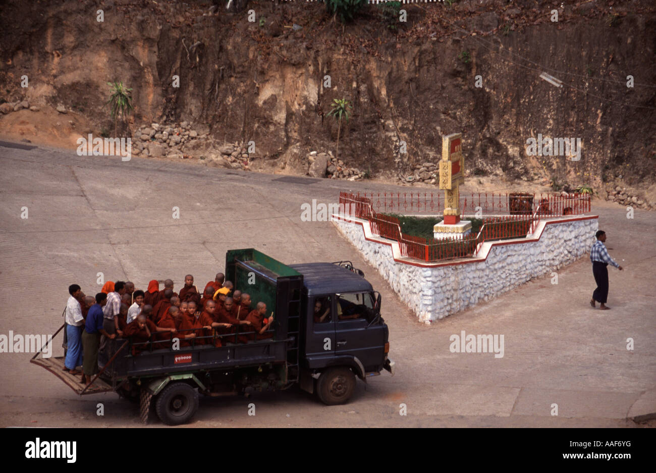 Driving monks hi-res stock photography and images - Alamy