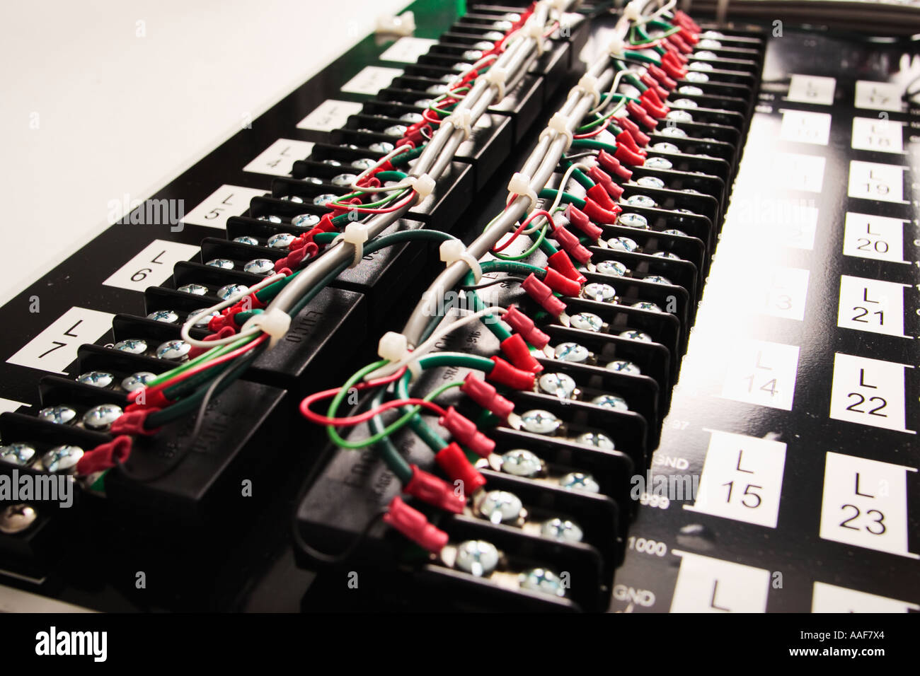Electronics Wire Panel Stock Photo - Alamy