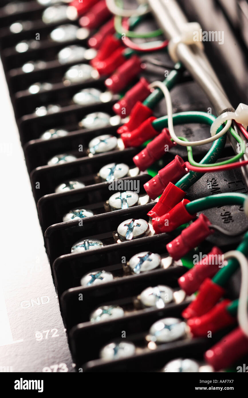 Electronics Wire Panel Stock Photo - Alamy