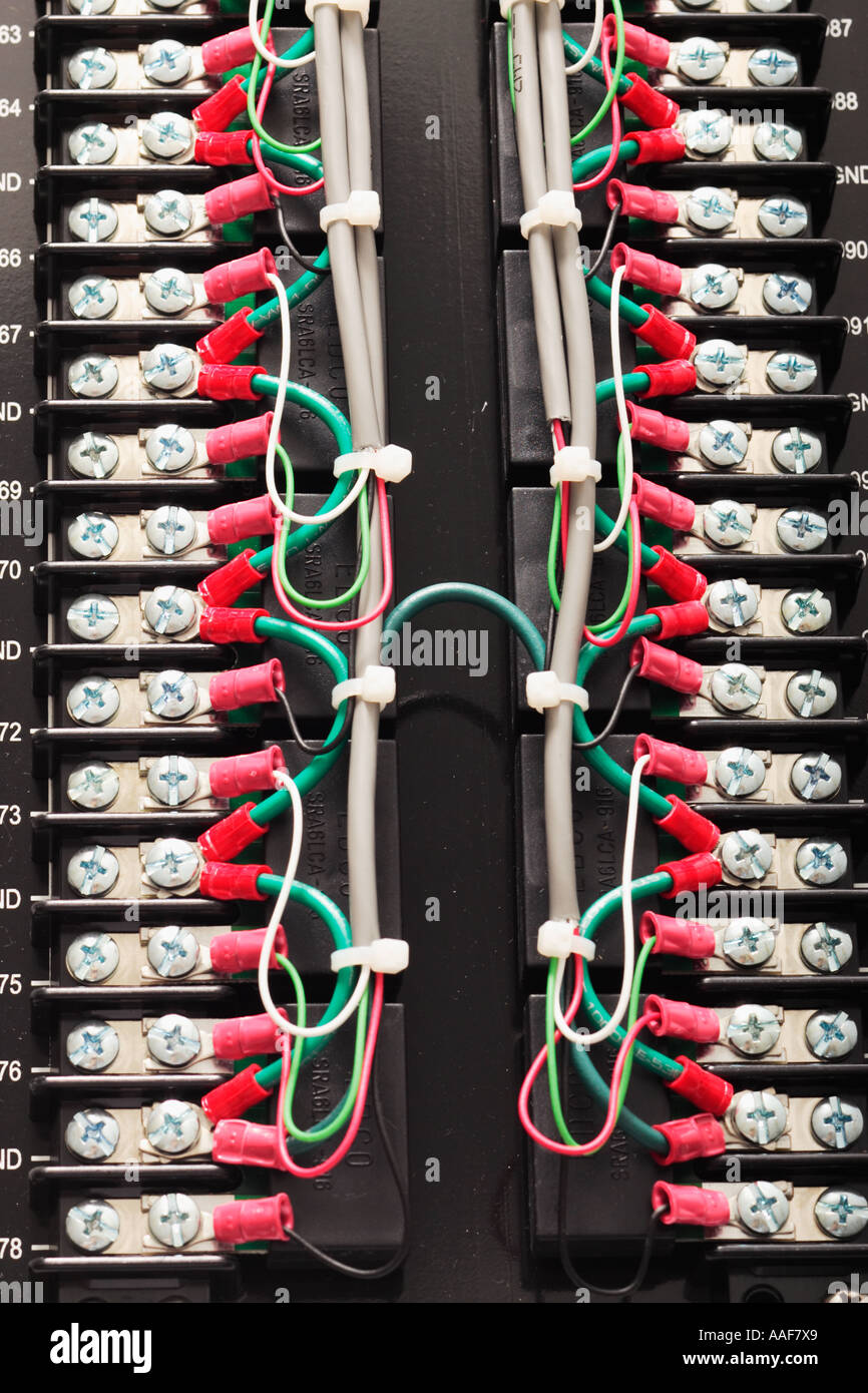 Electronics Wire Panel Stock Photo - Alamy